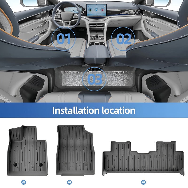 BYD Sealion 6/Seal U TPE Floor Mats & Trunk Mat | FANS BYD